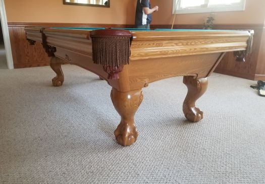 8′ BRUNSWICK CAMDEN Pool Table For Sale Raleigh NC By Professional ...